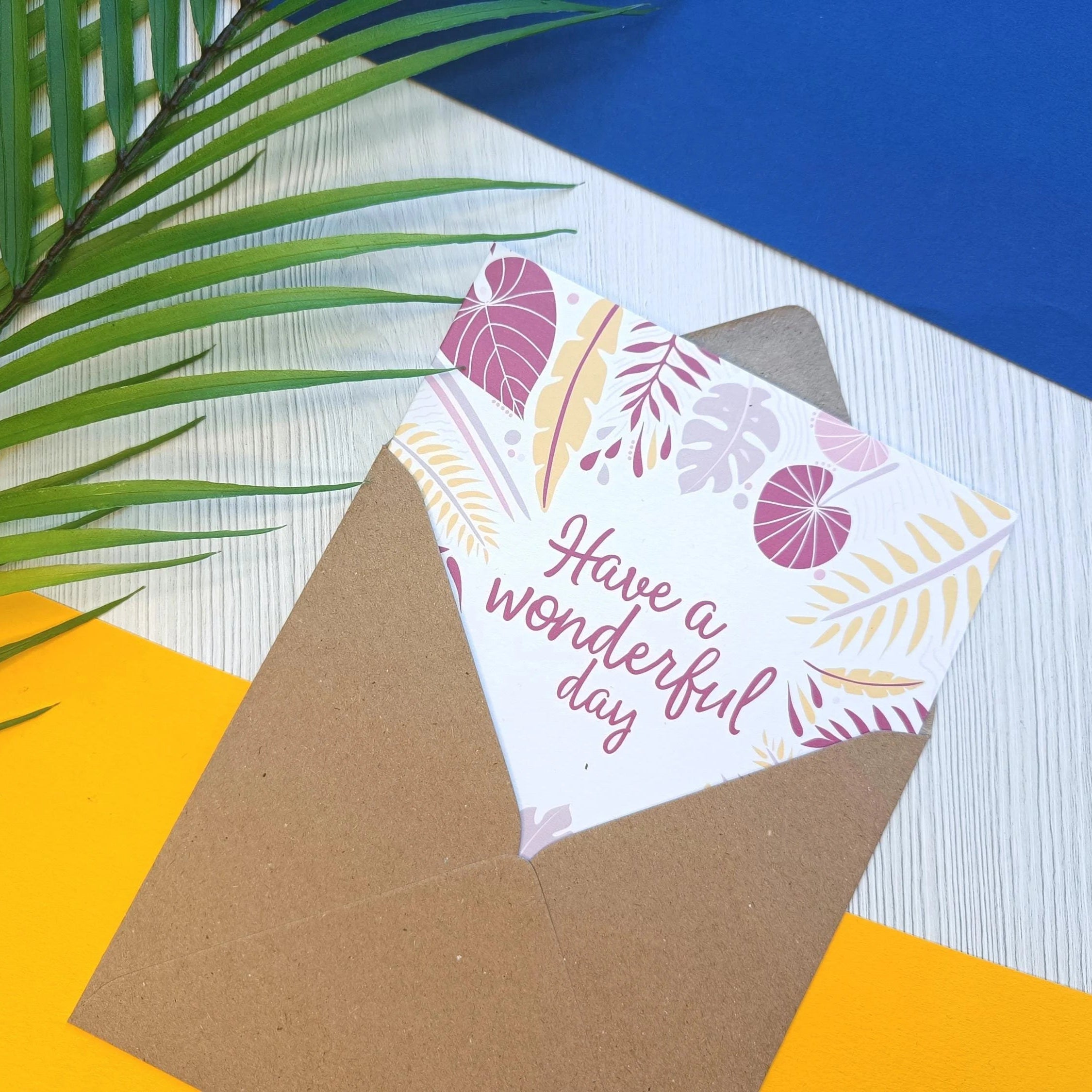 SECONDS Have a Wonderful Day Card – Kirsty Grace Designs